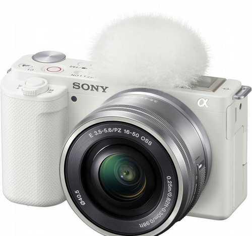 Фотоаппарат Sony ZV-E10 Kit 16-50mm белый RUS