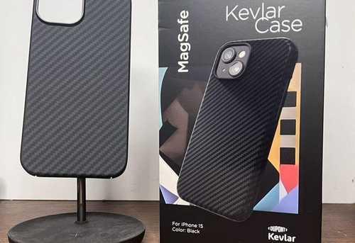 Чехол “vlp” Kevlar Case с MagSafe для iPhone 15