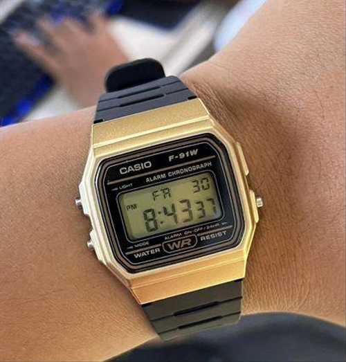 Часы электронные Casio F-91WM-9A оригинал