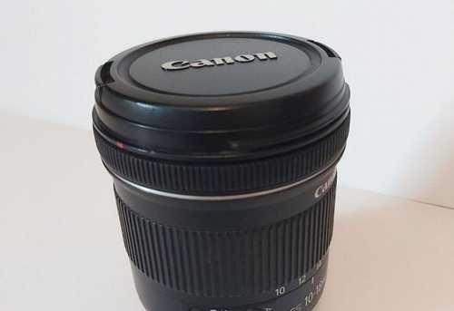 Canon ef s 10 18mm f 4.5 5.6 is stm
