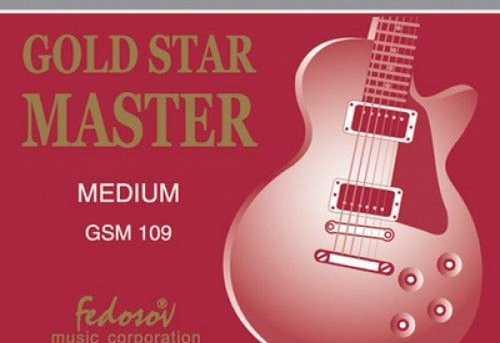 GSM109 Gold Star Master Medium Комплект струн для