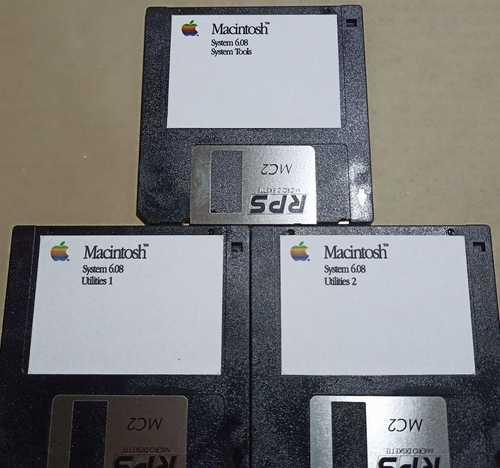 Дискеты System 6.08 для Apple Macintosh