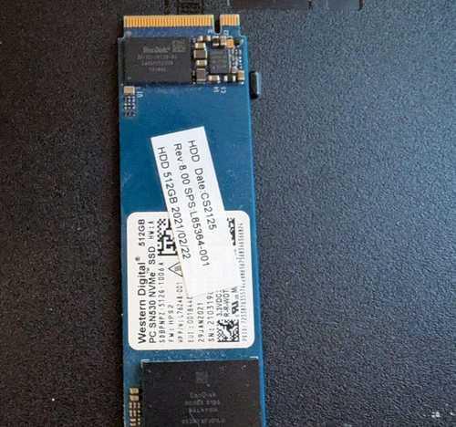 Ssd m2 nvme 512gb western digital