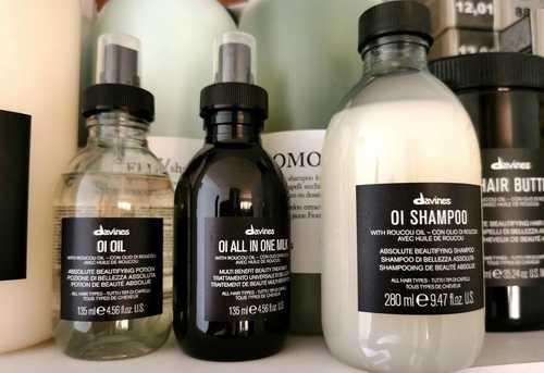 Davines oi шампунь кондиционер масло молочко