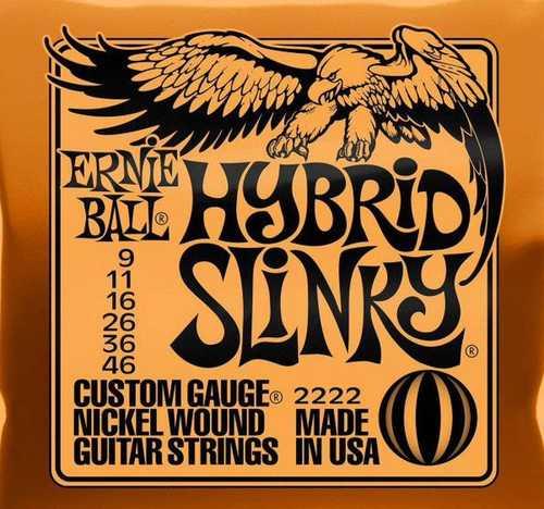 Ernie ball 2222 Nickel Wound Slinky Hybrid 9-46