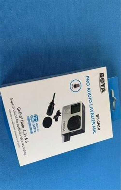 Микрофон петличка с mini Usb для экшн камер