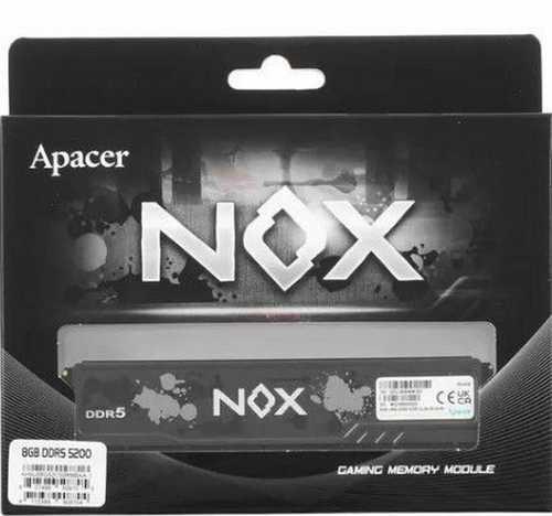 Память DDR5 Apacer Nox 8gb x2 5200mhz