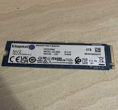 SSD M2 Kingston 4000GB