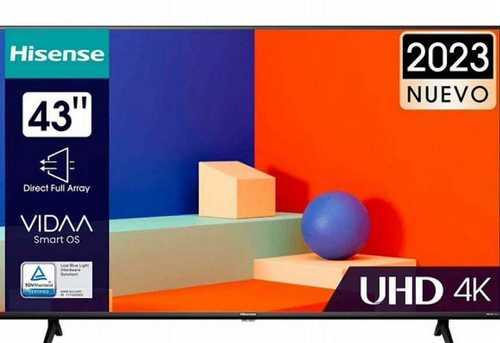 43 Телевизор Hisense 43A6K dled, 4K Ultra HD, черн