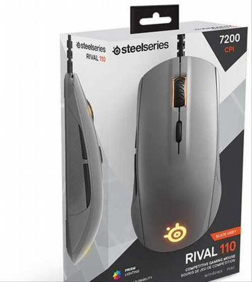 Игровая мышь SteelSeries Rival 110 серый