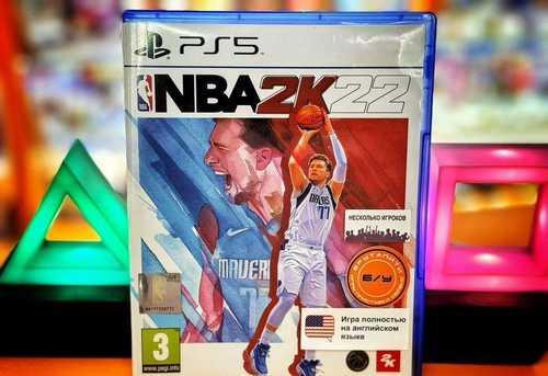 PS5 Игра NBA 2K22 (английская версия) б/у