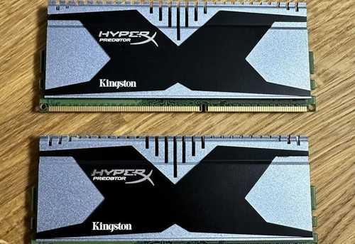 Оперативная память Kingston HyperX DDR3 2x4Гб