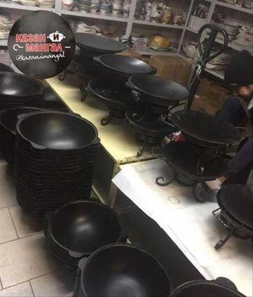 Чугунный саджи сковородки всех размеров