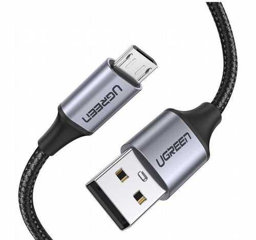 Кабель USB-A - microusb 2m Ugreen US290 #396430