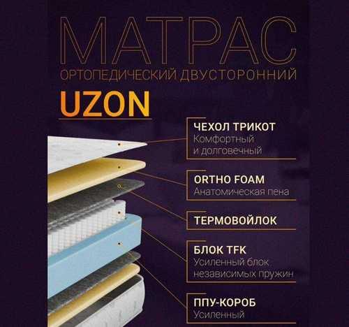 Матрас в скрутке с пружинами размер 80х200 см