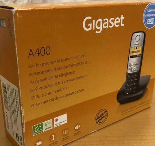 Радио телефон Siemens dect gigaset A400 черный