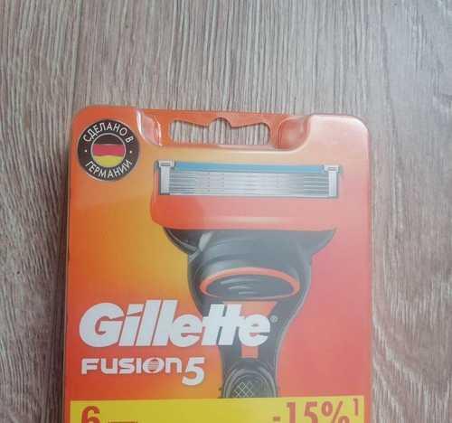 Сменные кассеты для бритья Gillette Fusion5 6 шт