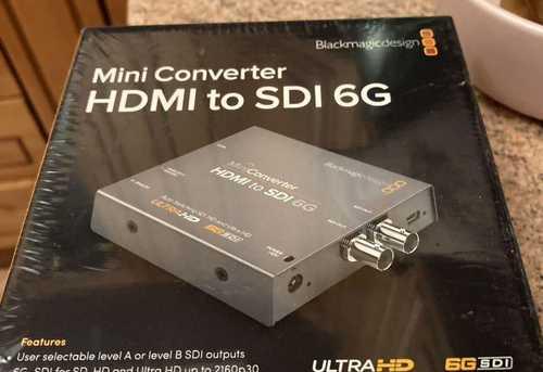 Mini Converter Blackmagic hdmi to SDI 6G