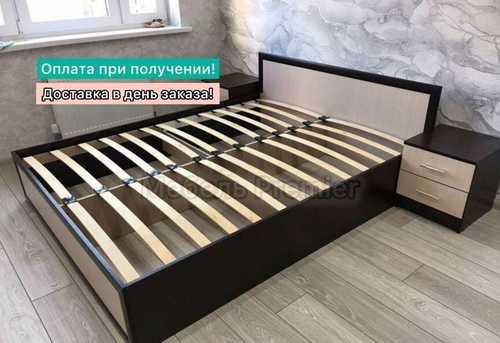 Кровать двухспальная 180/160/140х200