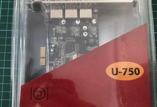 Контроллер pci-e usb 3.0 Card