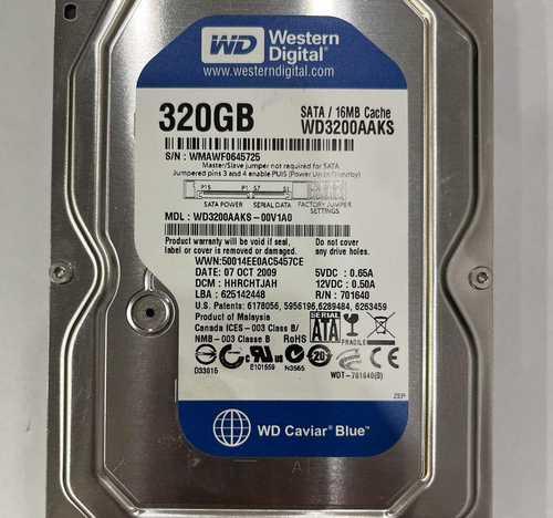 Жесткий диск HDD 320 Gb