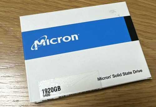 Micron 5400 PRO, 2,5" SATA SSD, 1920 GB