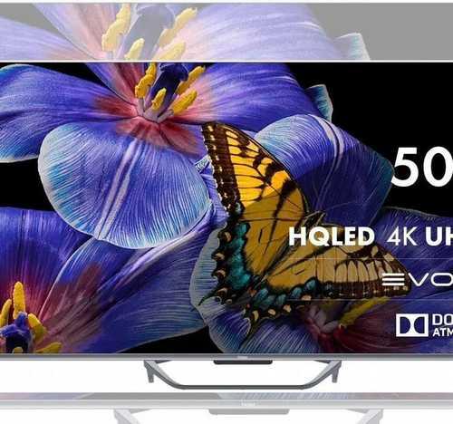 50" Телевизор haier SMART TV S4, qled, 4K Ultra HD