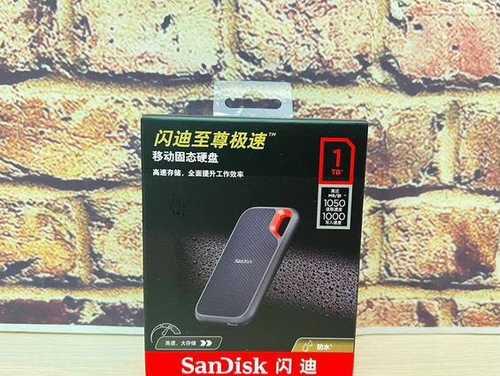 Портативный SSD SanDisk Extreme V2 1Tb новый