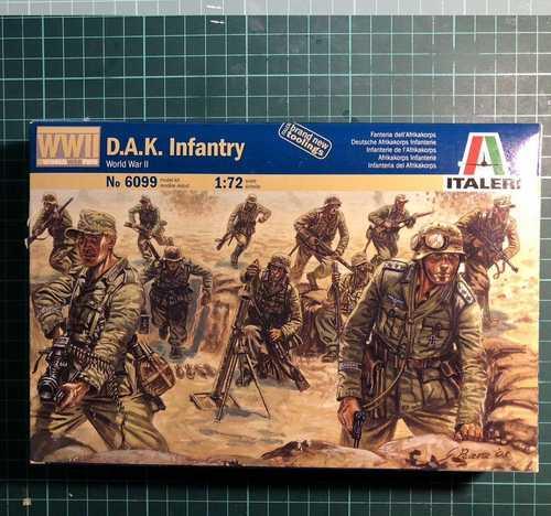 Солдатики German D.A.K. infantry 1/72