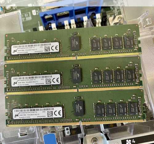 Серверная память micron DDR4 16gb 2933mhz ECC REG