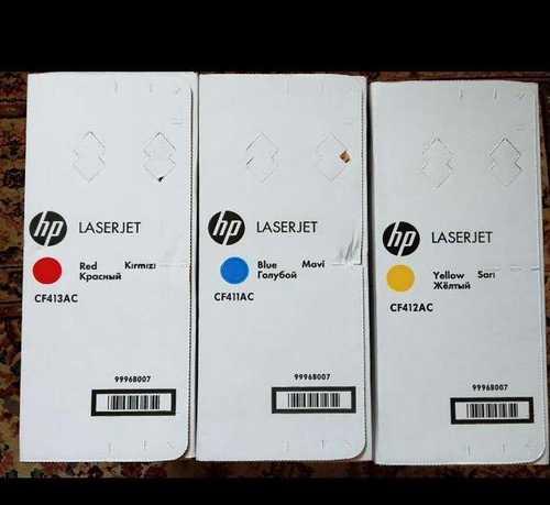 HP картриджи CF 413,412,411 AC