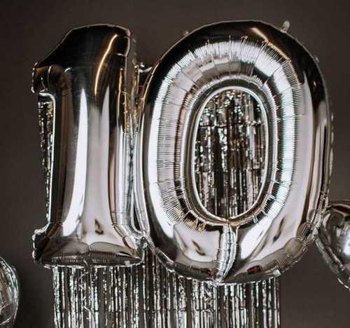 Цифра 10 шары