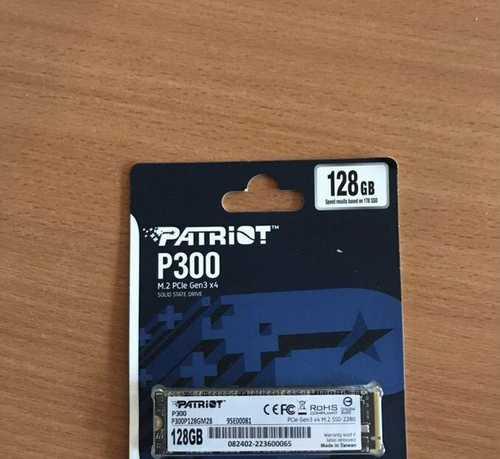 SSD Patriot p300 128gb m2 pci gen3 x4