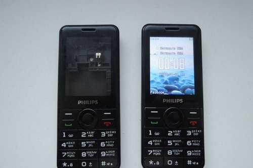 Кнопочный телефон philips E168 c корпусом
