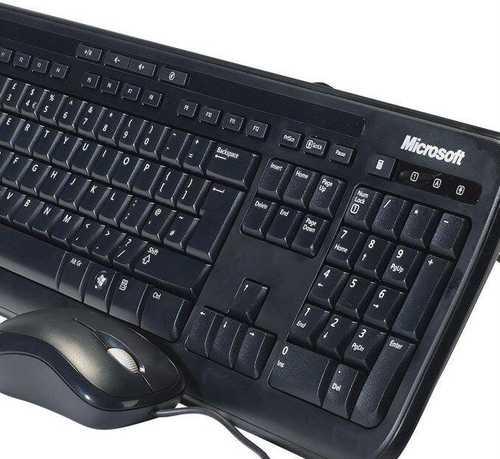 Клавиатура и мышь Microsoft Wired Keyboard 600