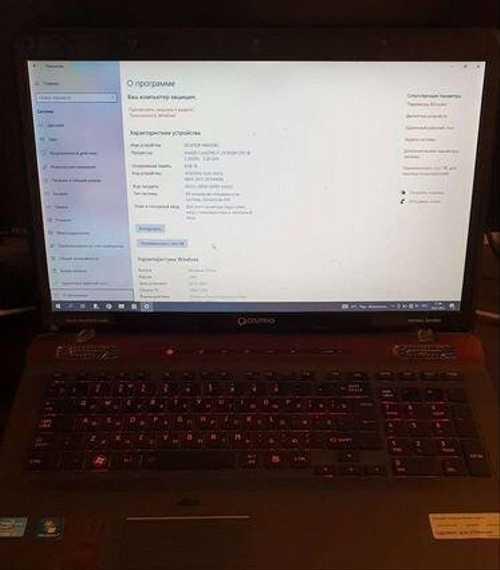 Ноутбук toshiba qosmio x770