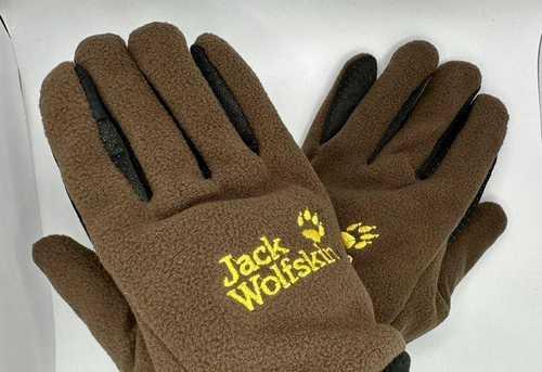 Флисовые перчатки jack wolfskin