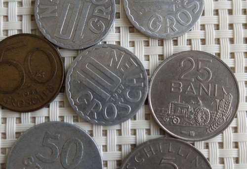 Монеты Австрии, Румынии, Польши