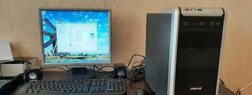 Компьютер с монитором Е8400, 4Гб, 250жд