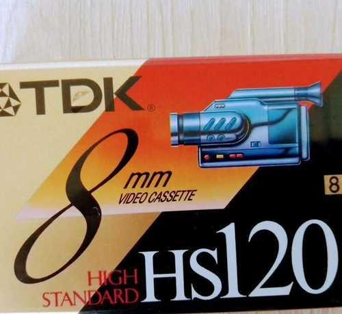 Видеокассета tdk 8 mm, 120 min