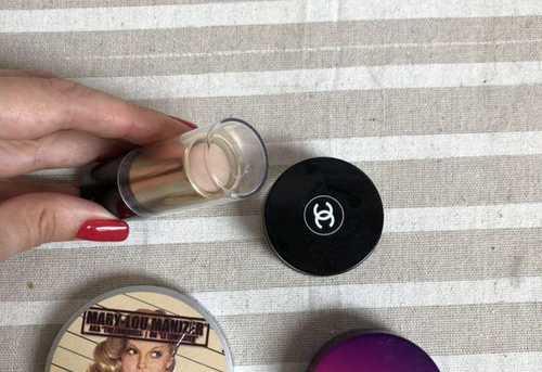 Тени и тональный стик chanel и lancome