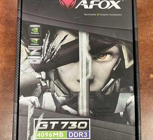 Видеокарта Afox GT730 4Gb LP Gddr3 новая