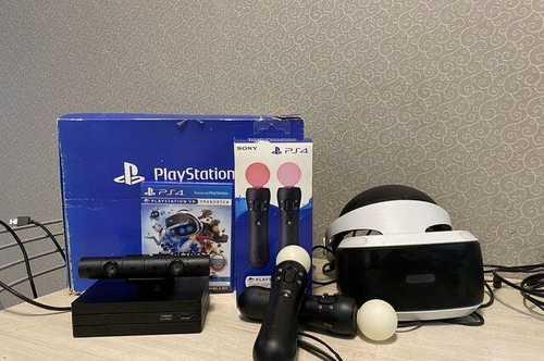 PlayStation VR + PS Move + камера + игра