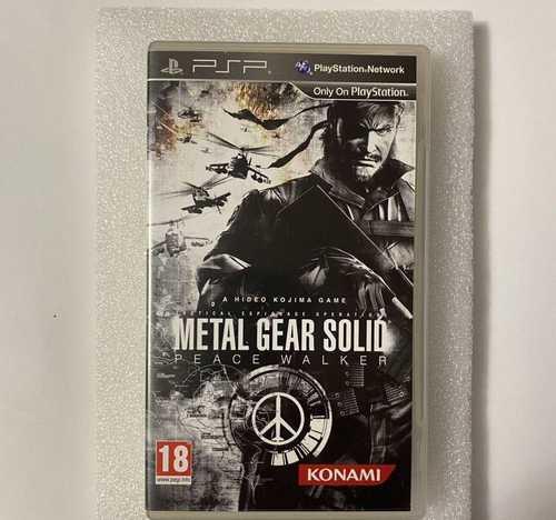 Игры PSP: metal gear solid peace walker