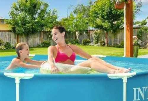 Бассейн Intex Metal Frame Pool 244x51 см