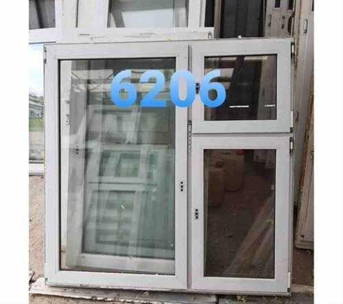 Окно бу пластиковое, 1460(в) х 1460(ш) № 6206