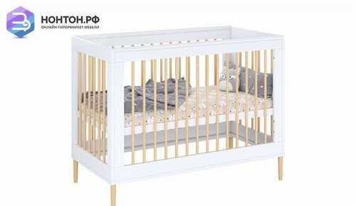 Кроватка детская Polini kids Simple 360 белый / на