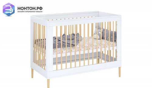 Кроватка детская Polini kids Simple 360 белый / на