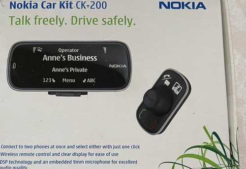 Автокомплект громкой связи Nokia CK200