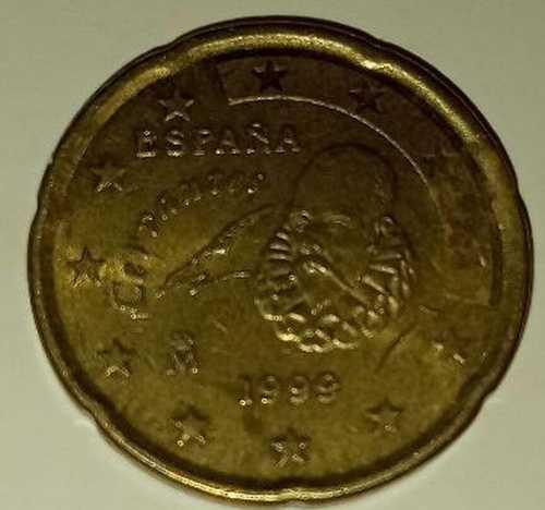 Монета 20 cent